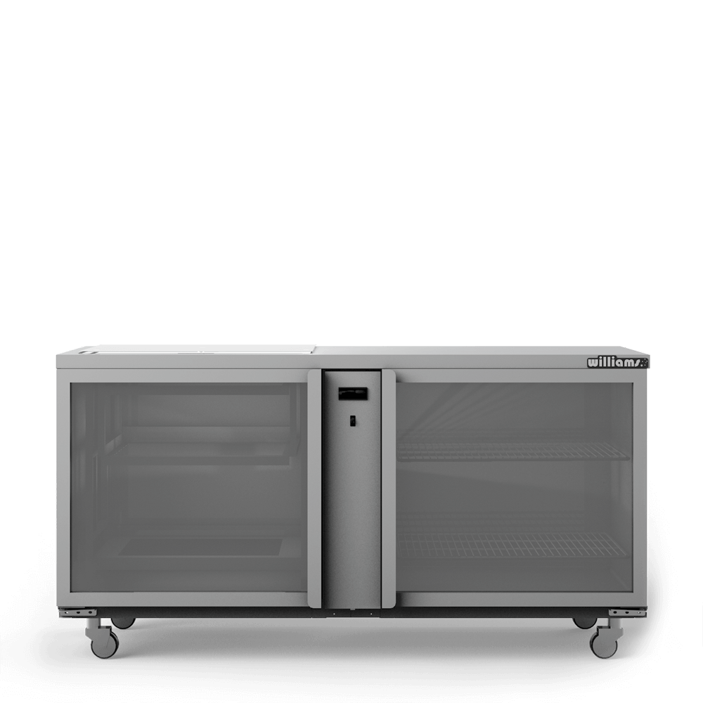 Glass Chiller - 2 Door Remote Spring Loaded Glass Chiller - 500 x 500